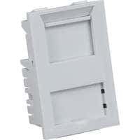 EXCEL CAT6 UNSCREENED MODULE-6C LOW PROFILE WHITE