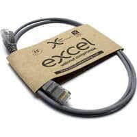 Excel Cat6 0.5mtr UTP Mini p/lead LSOH grey