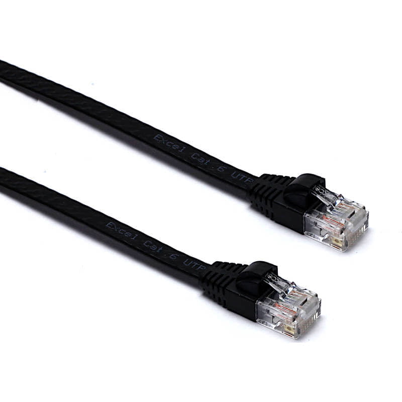 EXCEL CAT6 15M UUTP LSOH PATCH LEAD BLACK