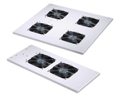 Excel 2-way roof mount fan tray - Black