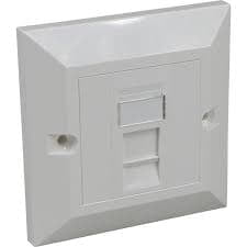 EXCEL C5E UTP MODULE-SINGLE c/w BEV PLATE/BLANKS